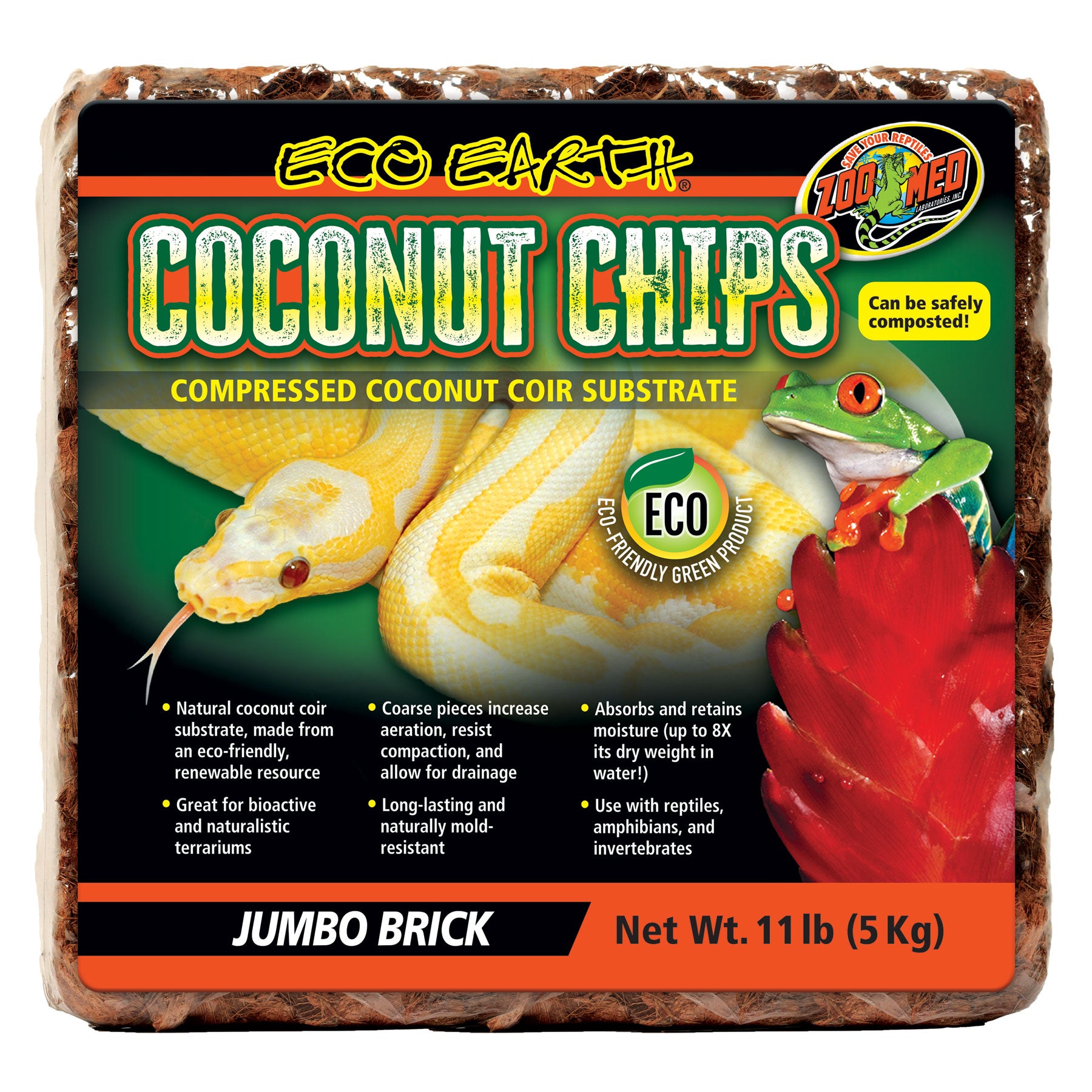Zoo Med Eco Earth® Coconut Chips | Lawn and Pets
